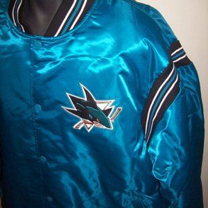 STARTER Fall 2018 New | Jackets & Coats | San Jose Sharks Starter Snap ...